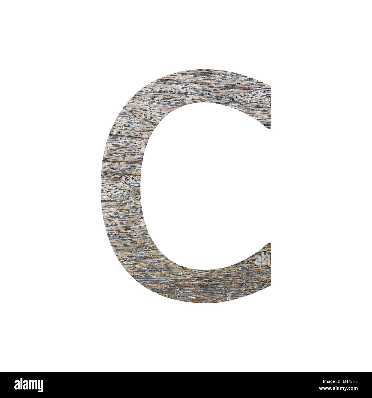 wooden font isolated on white background Stock Photo - Alamy