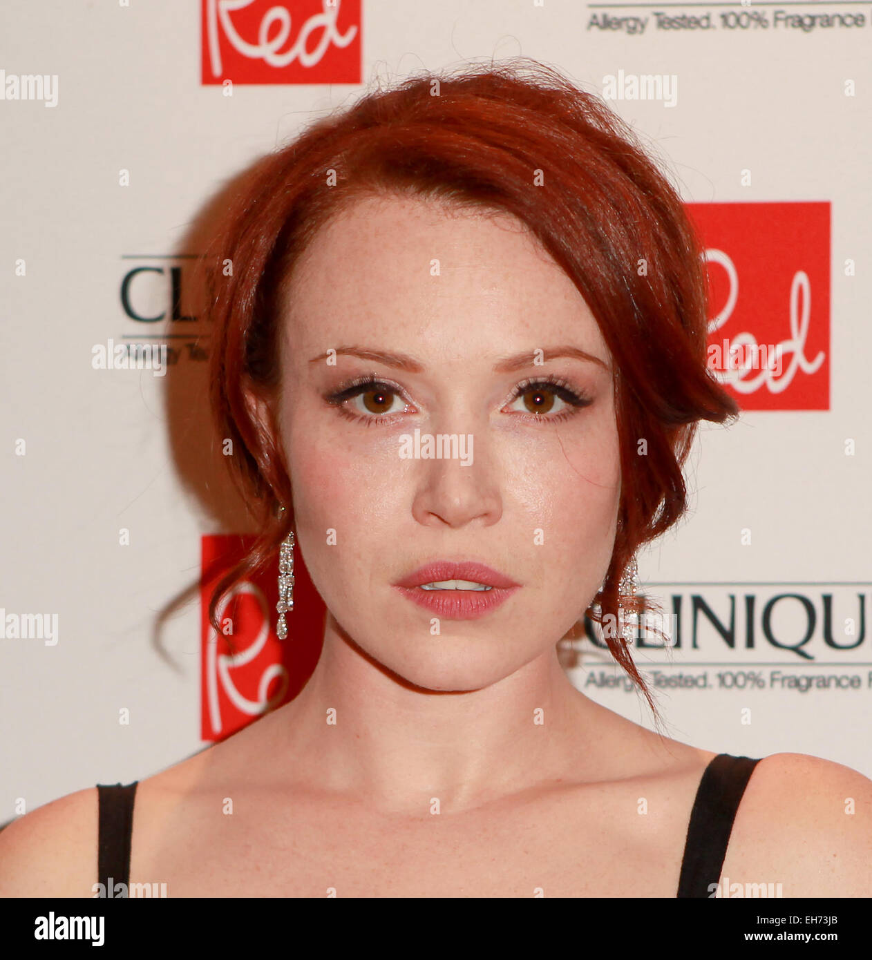 Arrivals for the Red Woman of the Year 2014 ceremony in association ...