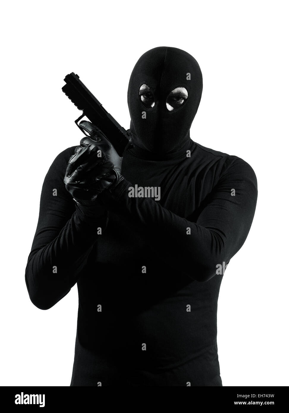 Gunman silhouette hi-res stock photography and images - Alamy