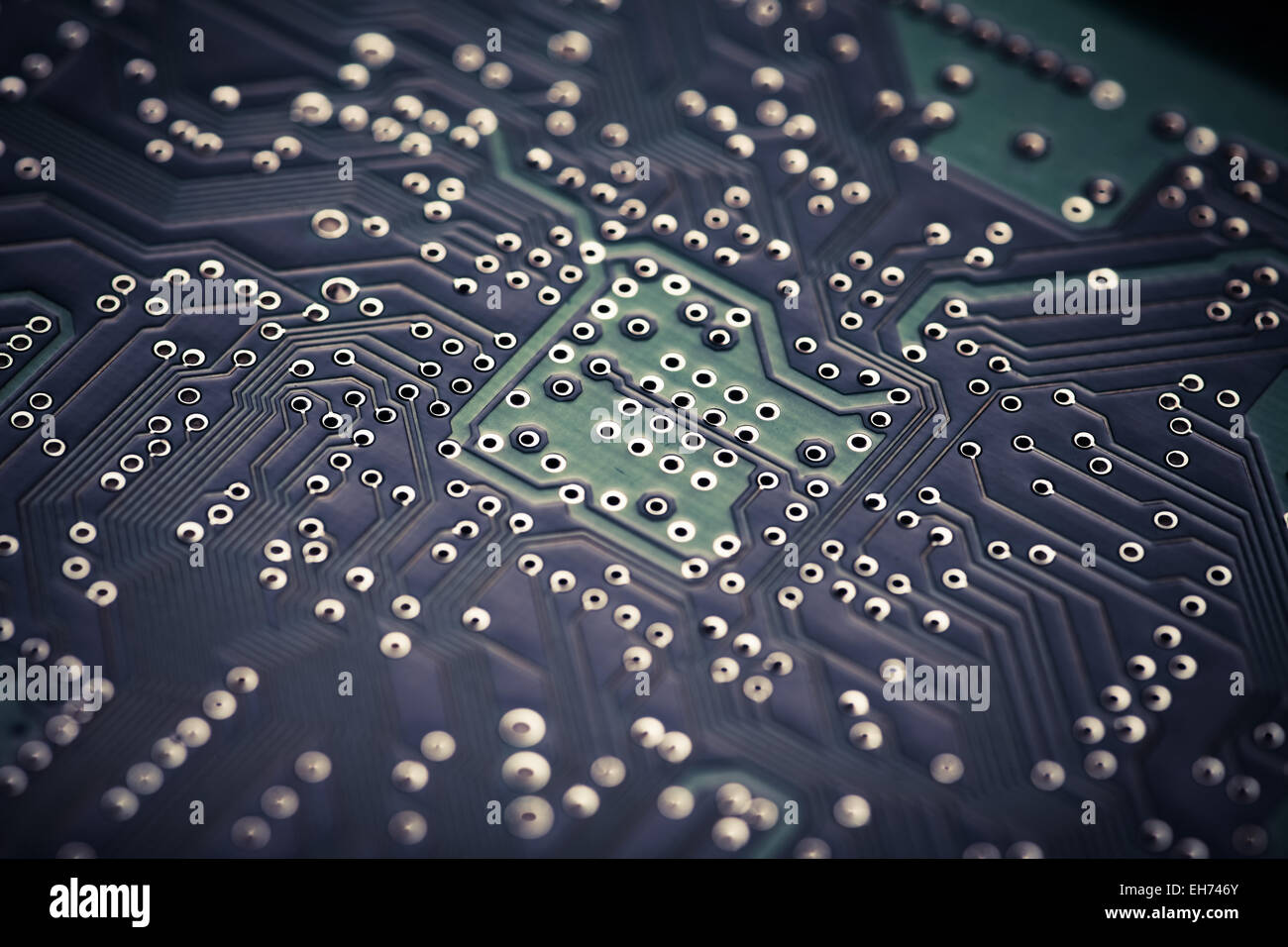 Horizontal shot of an electronic micro circuit Stock Photo - Alamy