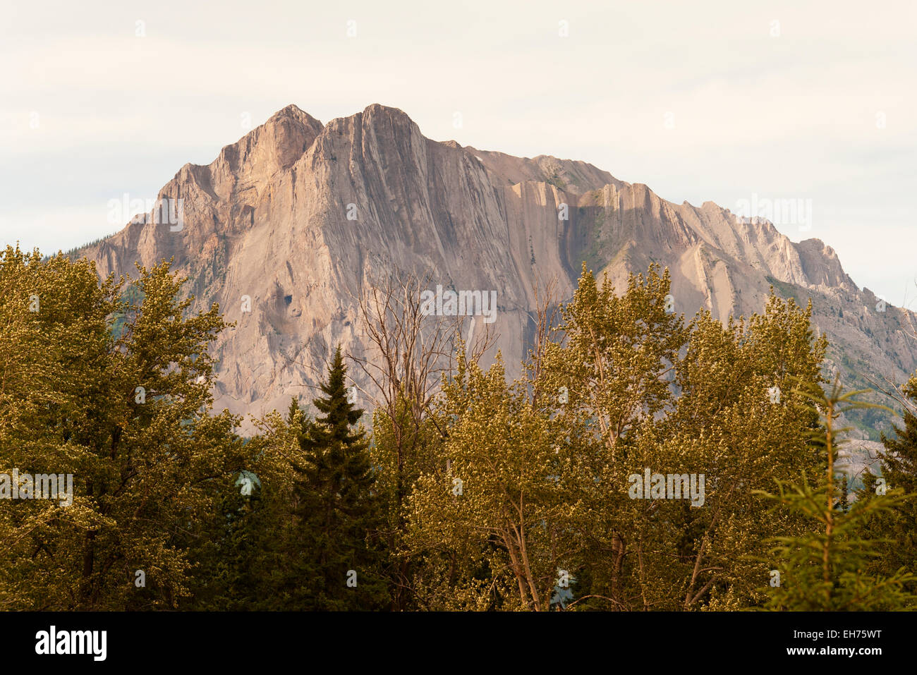 Fernie "ghostriders", optical illusion on Mount Hosmer, over Fernie, BC ...