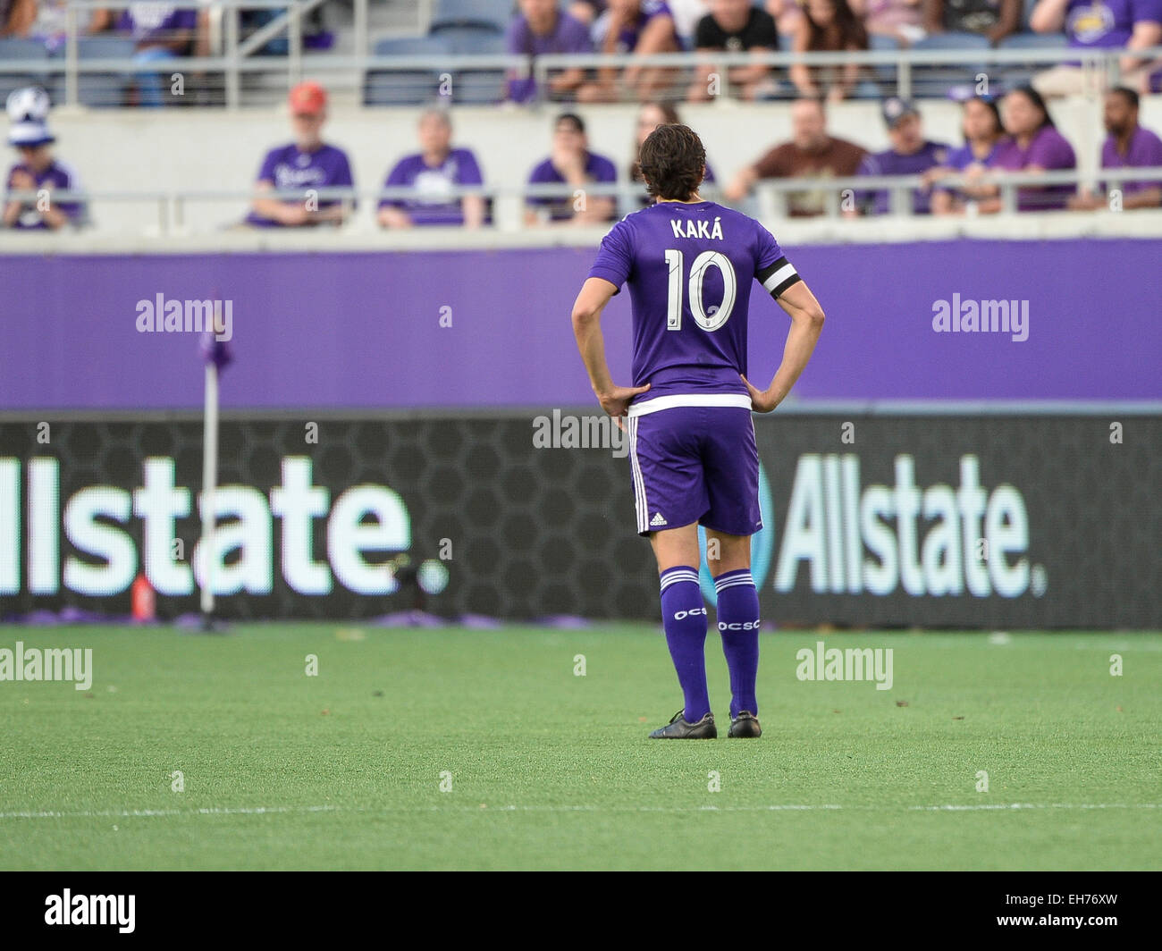Orlando, FL, USA. 8th Mar, 2015. Orlando City SC midfielder Kaka (10 ...