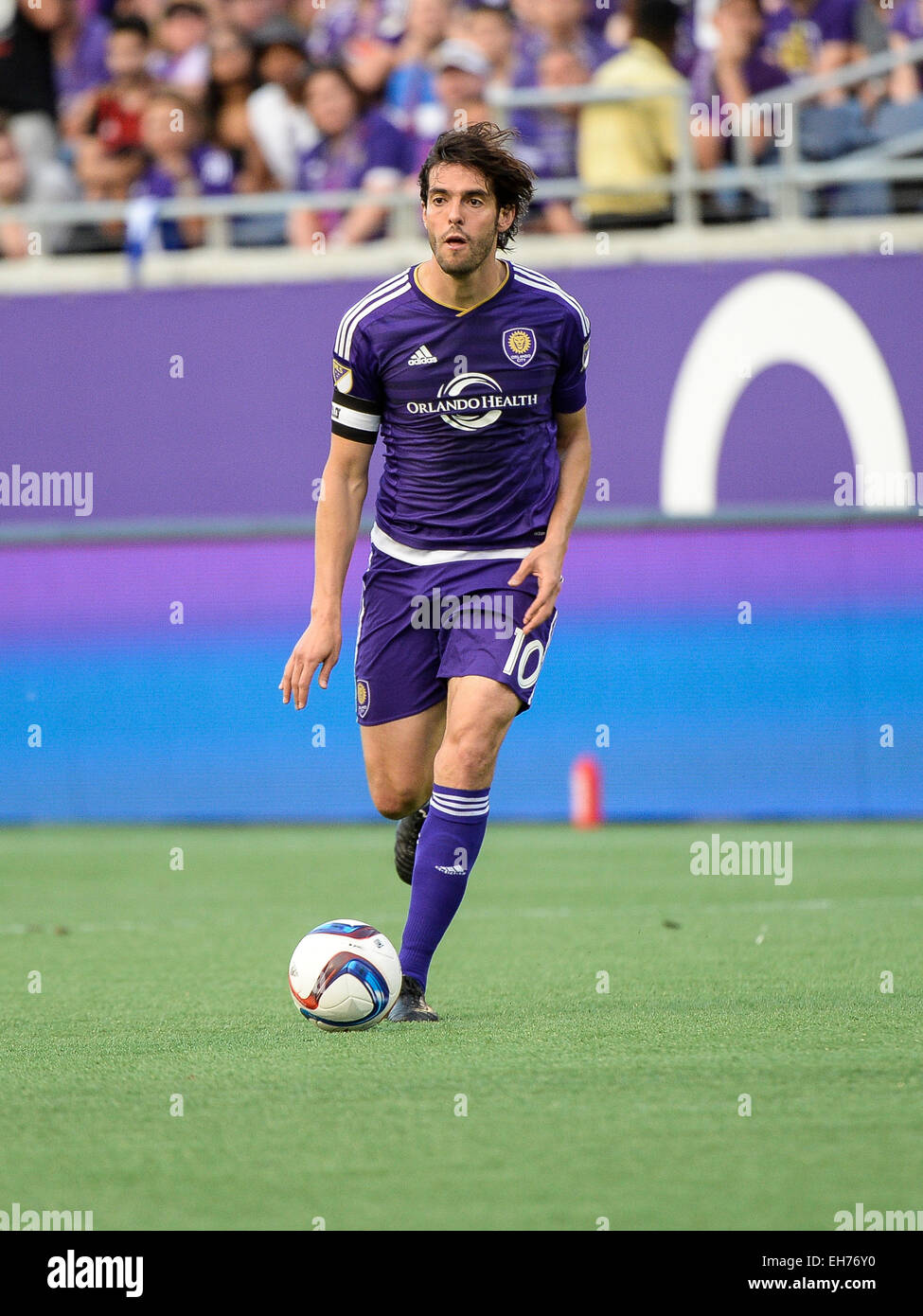 Orlando, FL, USA. 8th Mar, 2015. Orlando City SC midfielder Kaka (10 ...