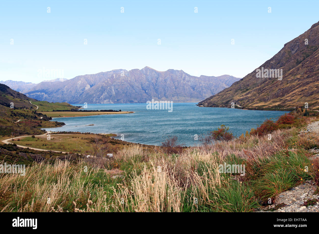 Nz lake hawea hi-res stock photography and images - Alamy