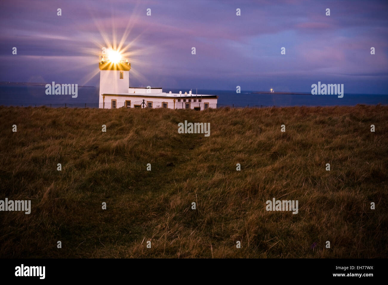 Lighthouse scotland night hi-res stock photography and images - Alamy
