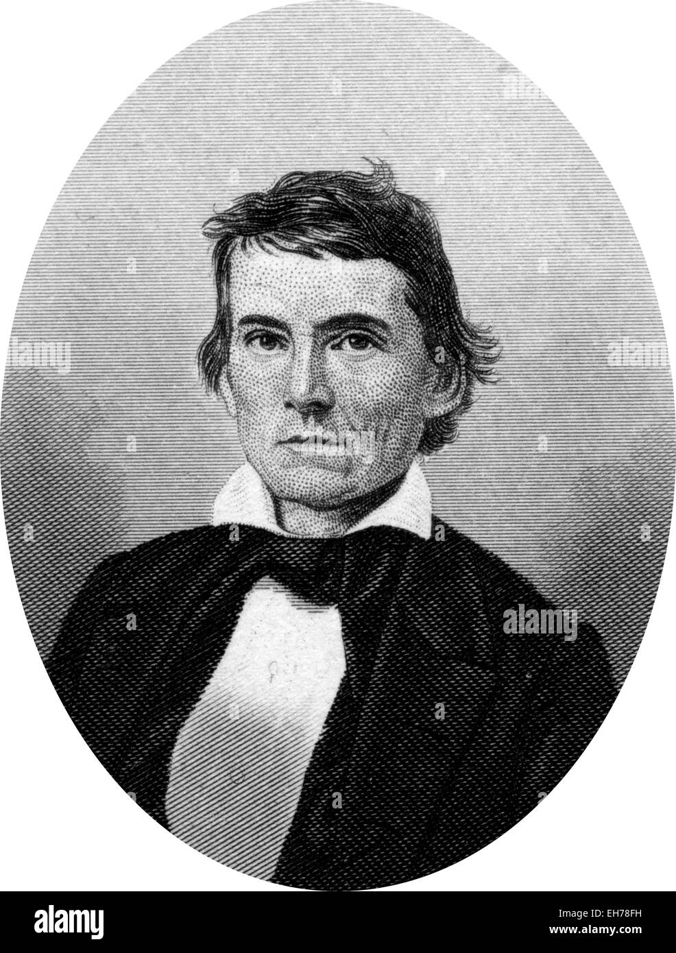 Engraving of Confederate politician Alexander Hamilton Stephens ...