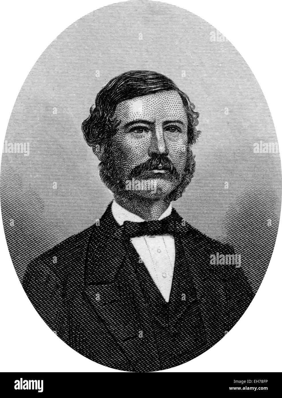 Engraving of Confederate politician Robert Barnwell Rhett, Sr ...