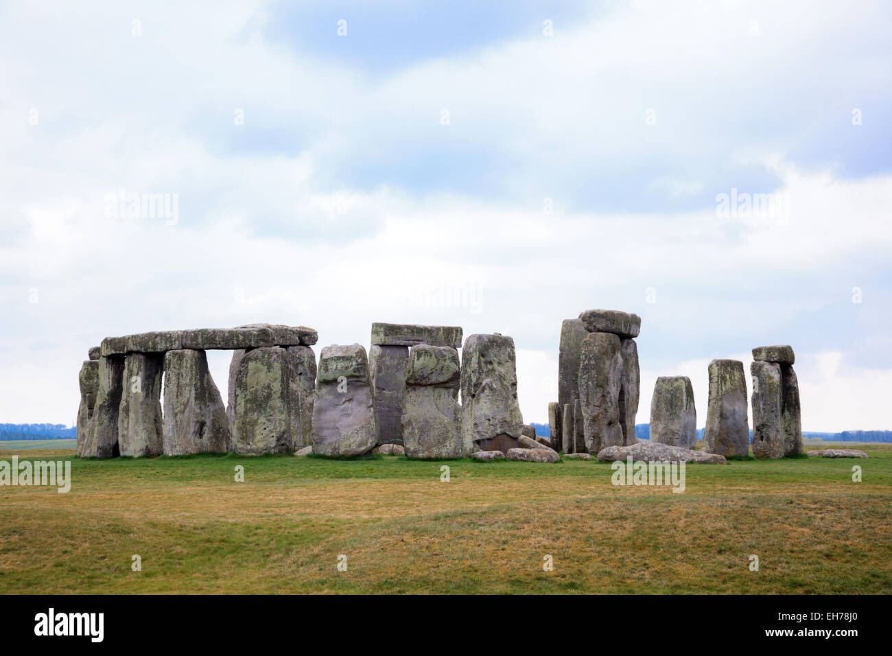 Landscape of Stonehenge England United Kingdom Stock Photo - Alamy
