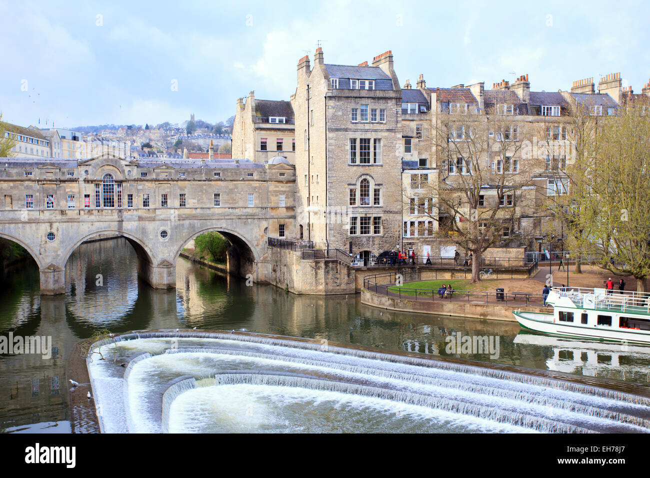 Pulteney Bridge River Avon Bath Cityscape England UK Stock Photo - Alamy