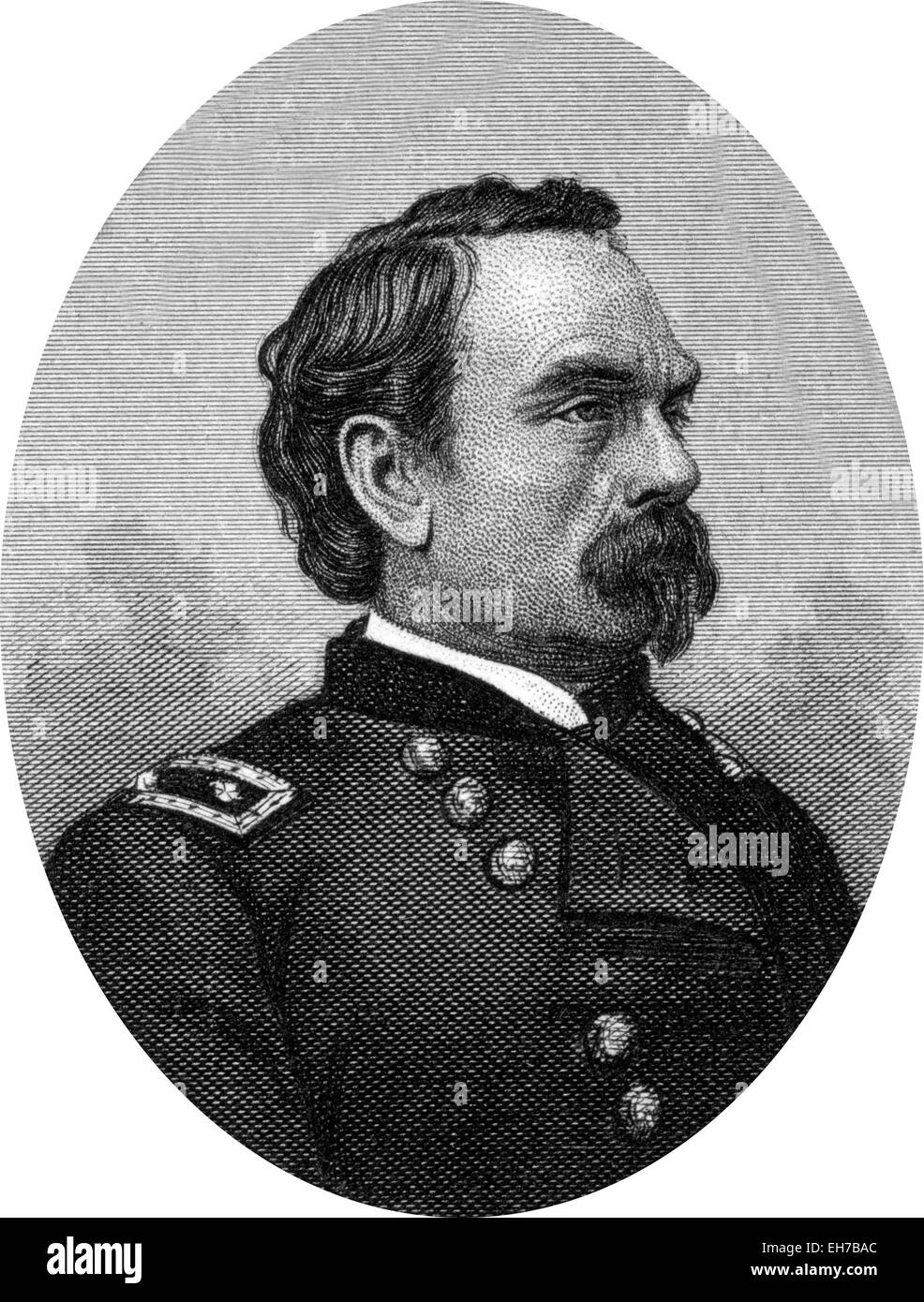 Engraving of Prussian-born Major General Peter Joseph Osterhaus (1823 ...