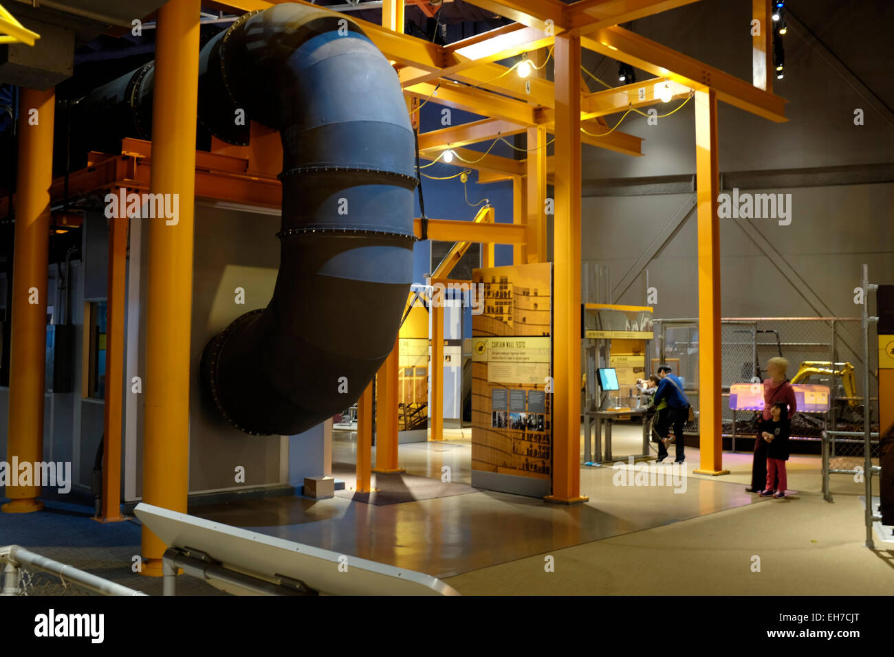 Building technology as a parts of Skyscraper exhibition in Liberty ...