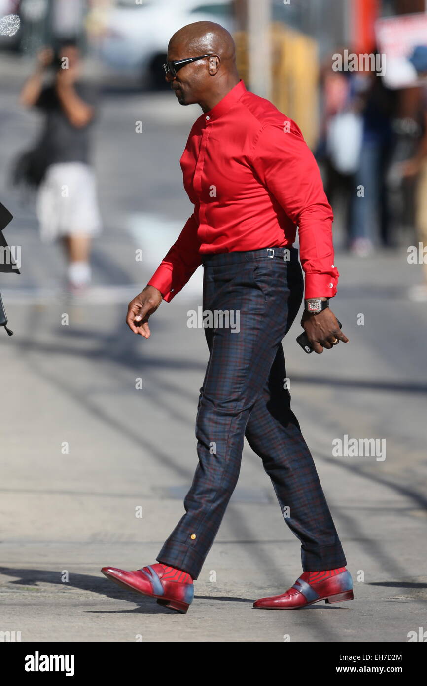 Terry Crews arriving for a taping of Jimmy Kimmel Live! Featuring ...