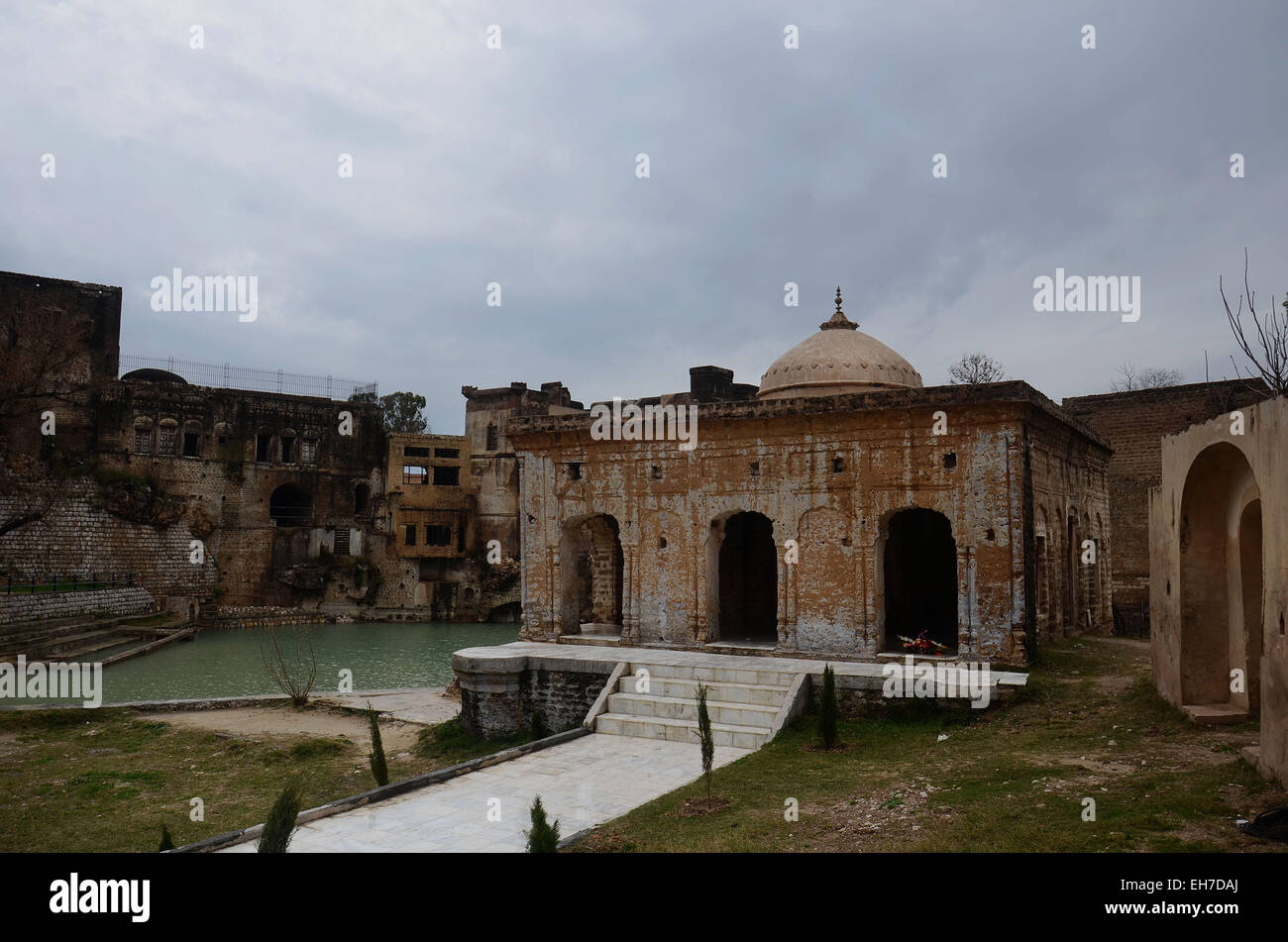 A view of the Katasraj temple north side of Chakwal disrict Punjab 300 km from Lahor. Katasraj ...