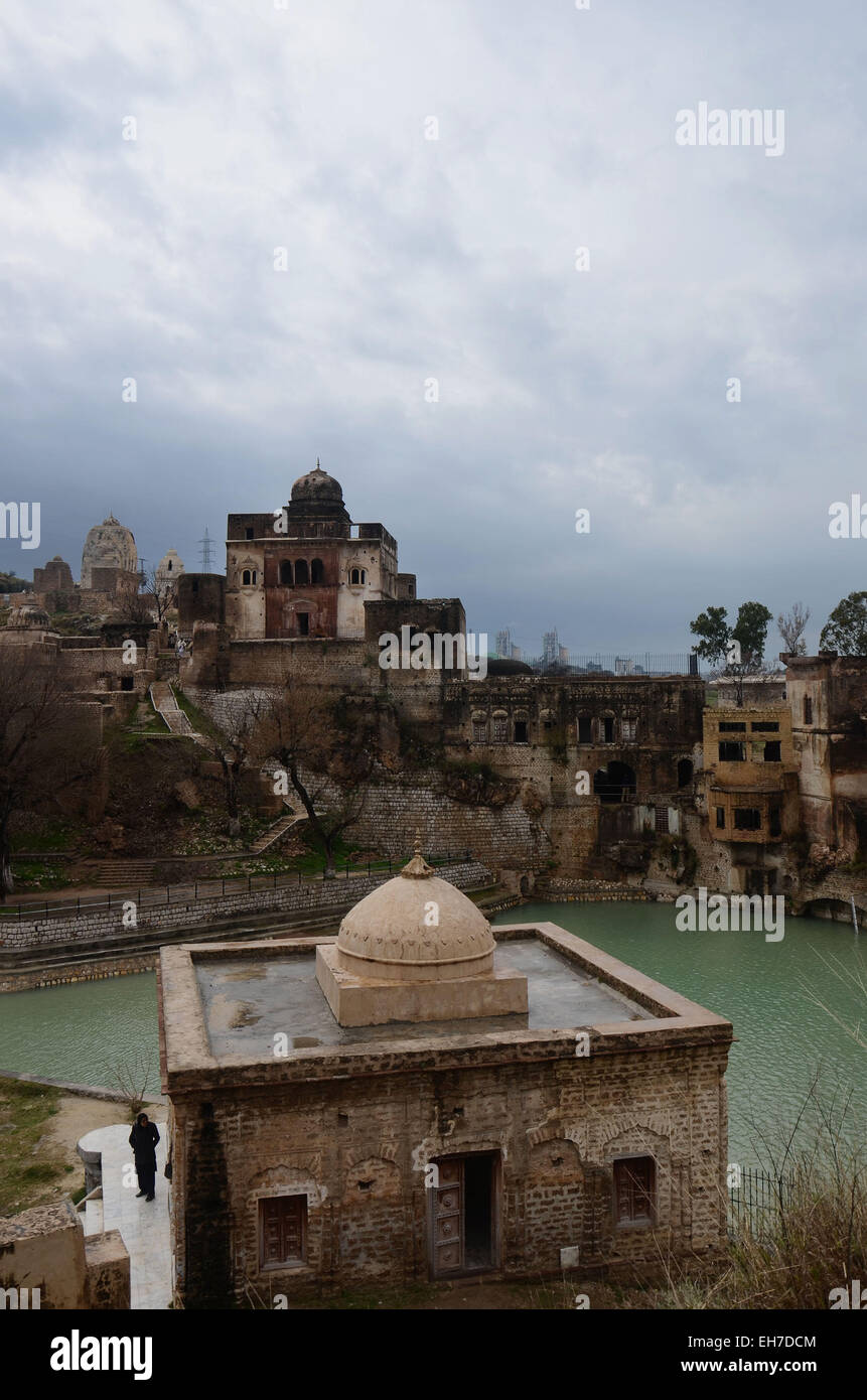 A view of the Katasraj temple north side of Chakwal disrict Punjab 300 km from Lahor. Katasraj ...