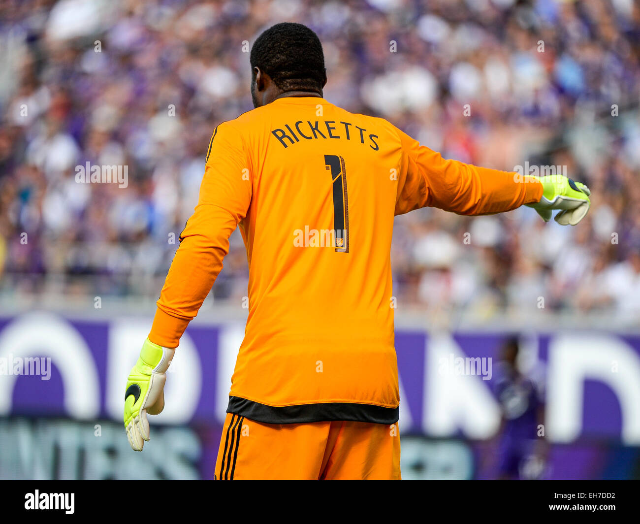 Orlando, FL, USA. 8th Mar, 2015. Orlando City SC goalkeeper Donovan ...