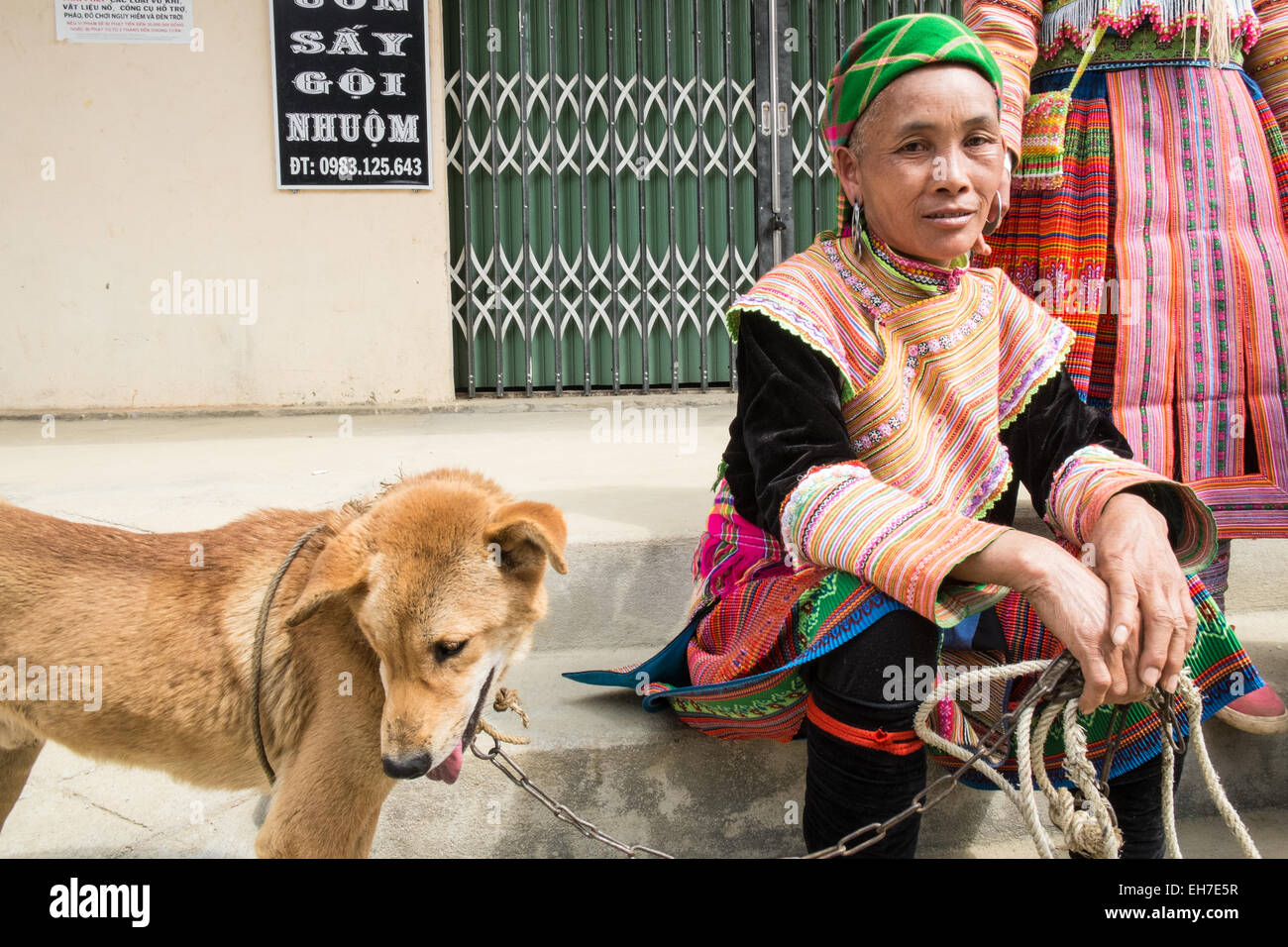 Dog traded at Bac Ha Sunday Market famed for buffalo selling near Lao ...
