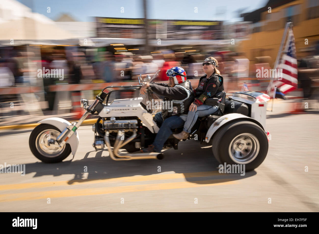 Woman bike week in daytona hi-res stock photography and images - Alamy