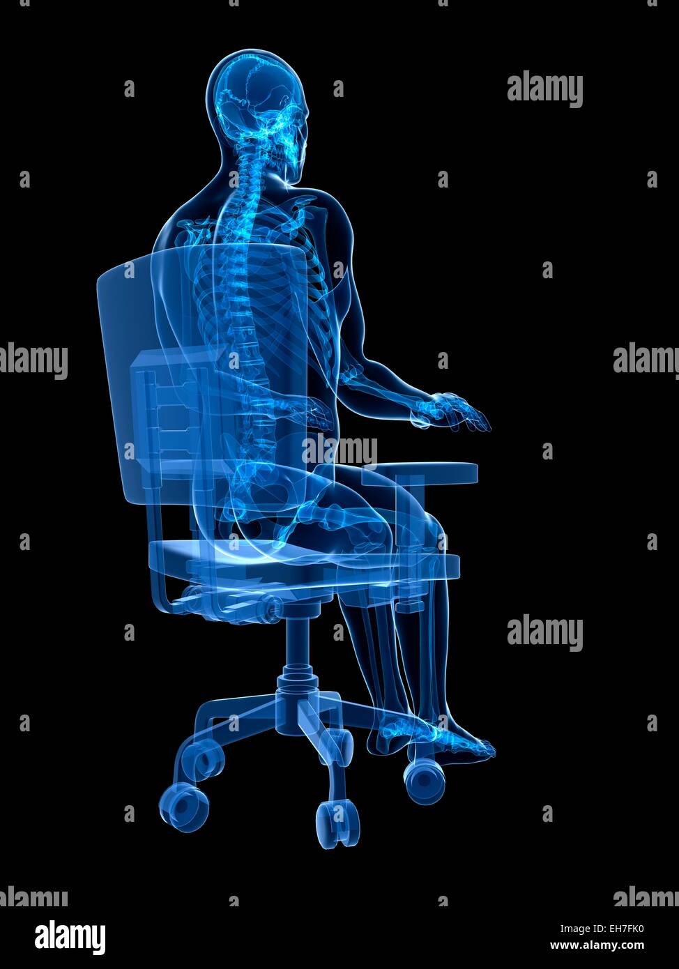 Correct posture sitting hi-res stock photography and images - Alamy