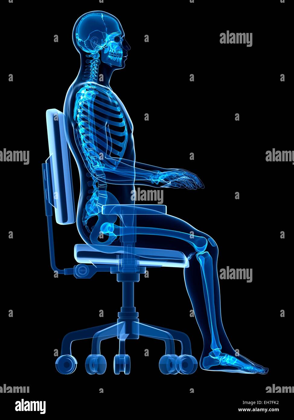 Correct posture sitting hi-res stock photography and images - Alamy