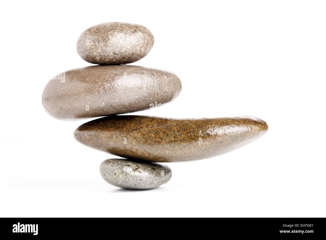 Stack of pebbles Stock Photo - Alamy