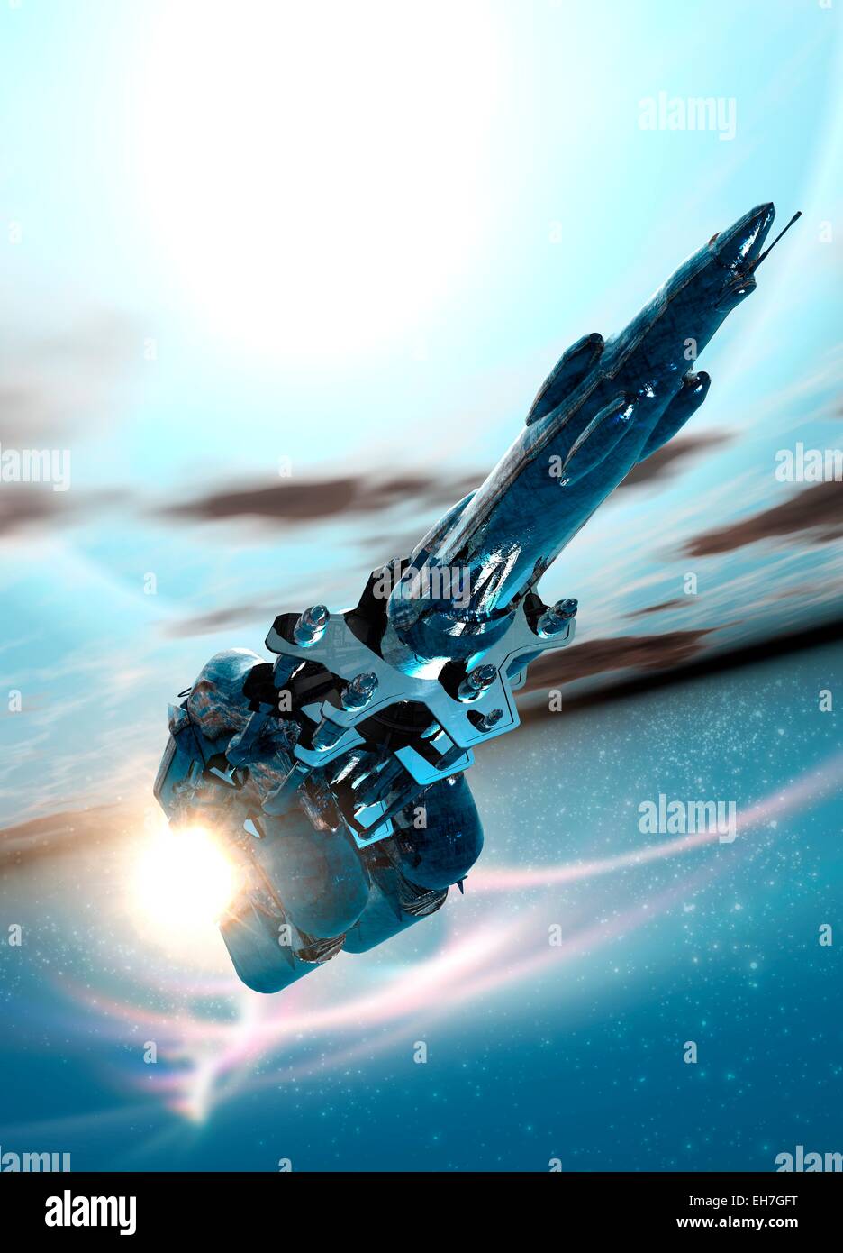 Futuristic space craft hi-res stock photography and images - Alamy
