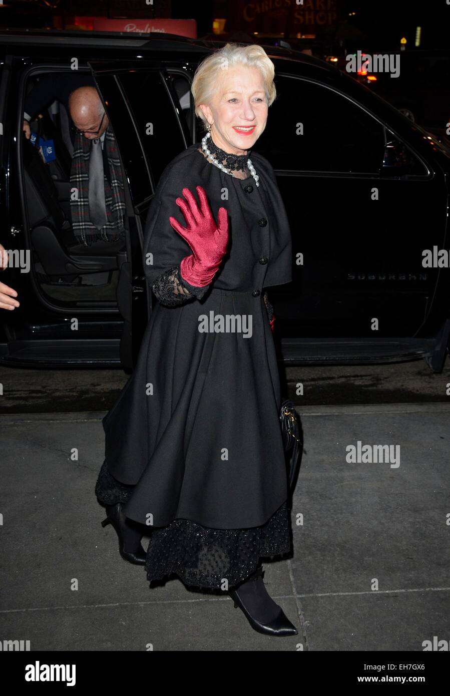 New York, NY, USA. 8th Mar, 2015. Helen Mirren in attendance for THE ...