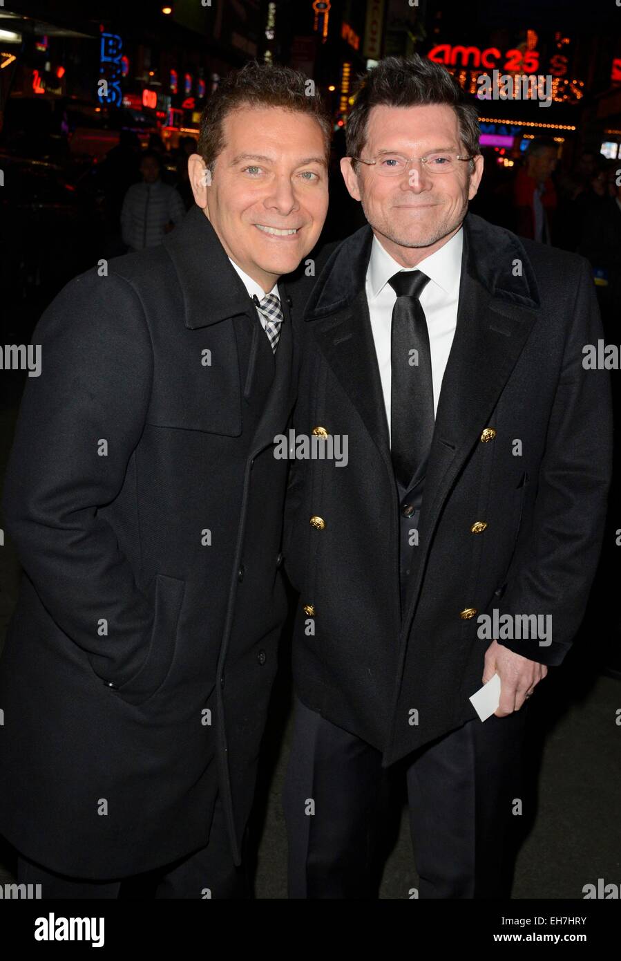 New York, NY, USA. 8th Mar, 2015. Michael Feinstein, Terrence Flannery ...