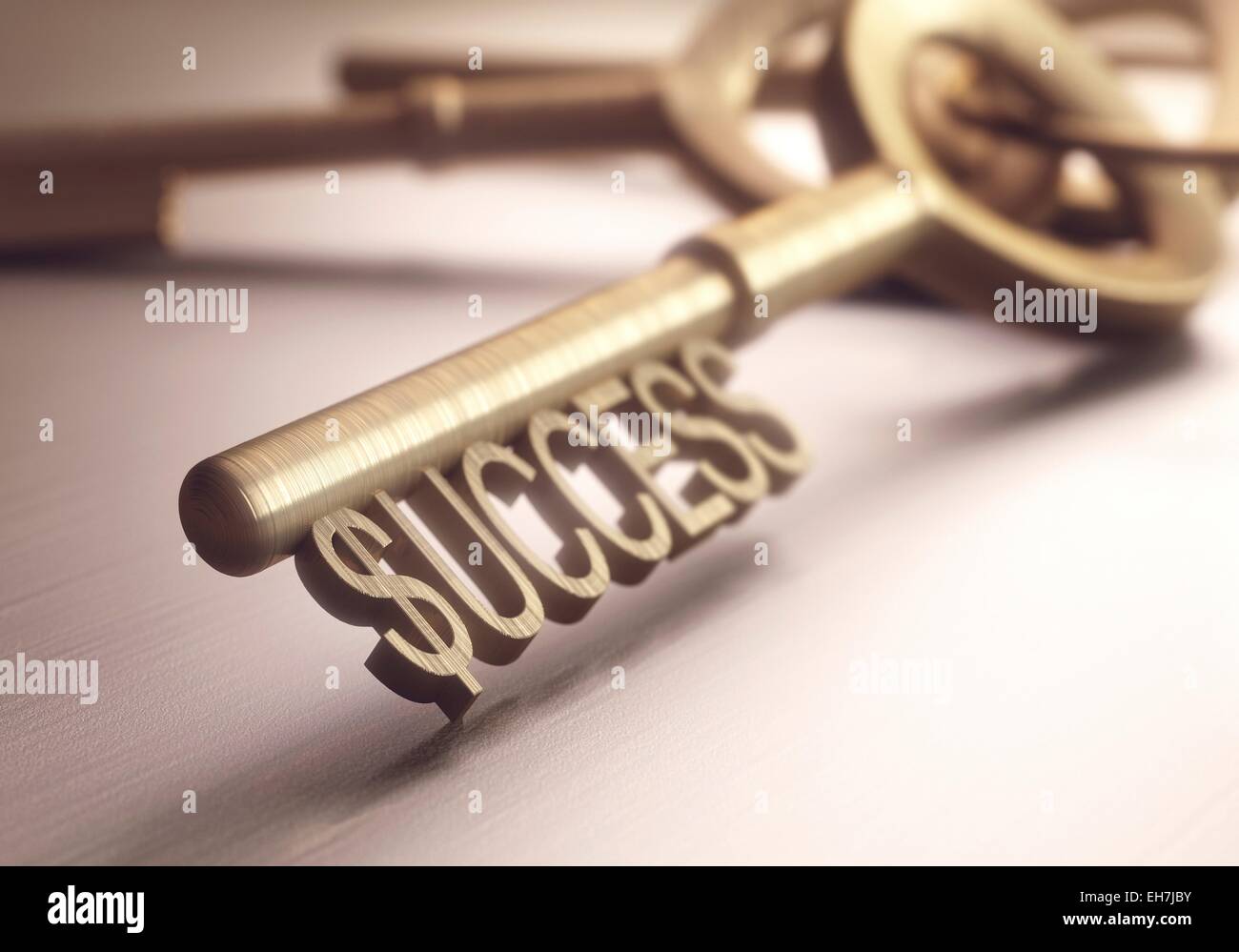Key to success, illustration Stock Photo - Alamy