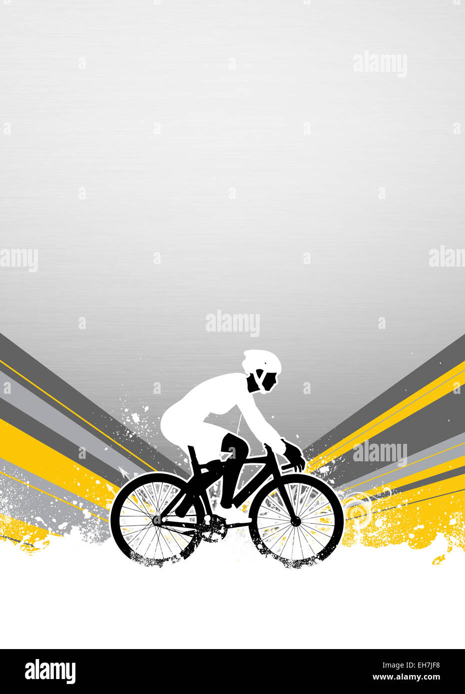 Cycling invitation poster, flyer other advert background with empty ...