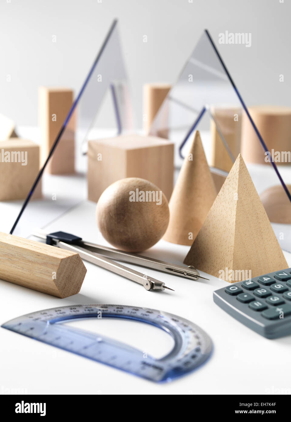 Geometric Shapes and Geometry Set Stock Photo - Alamy