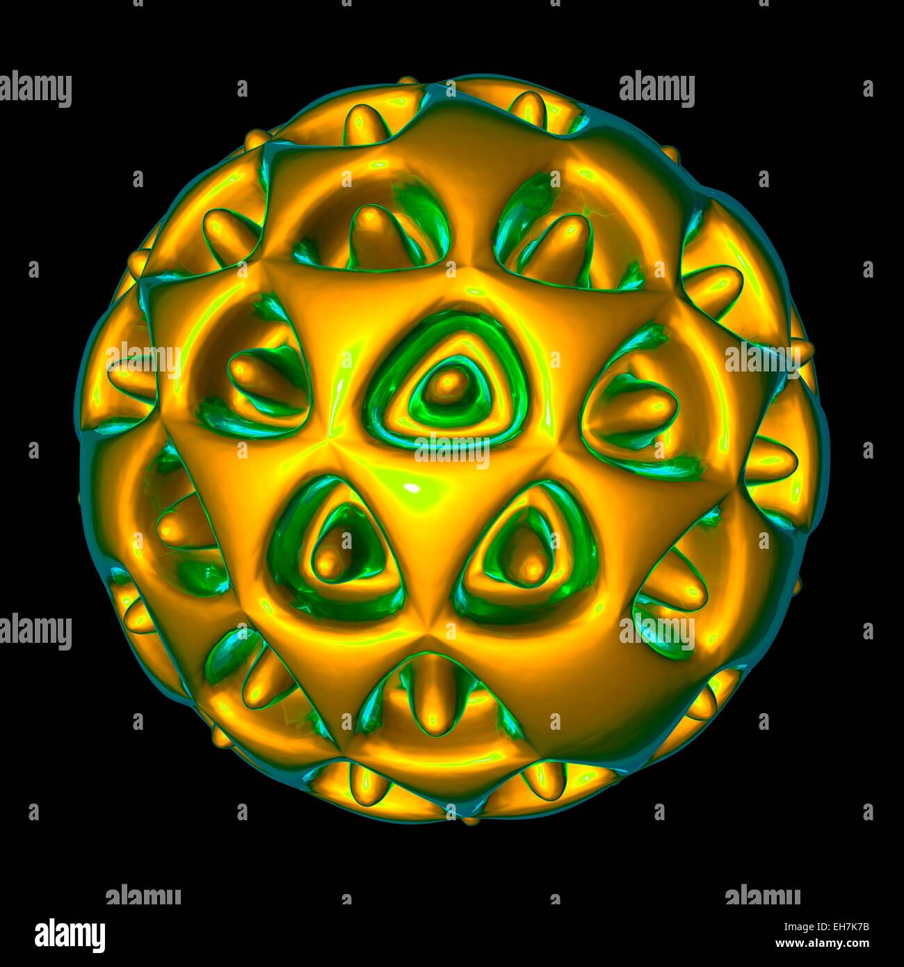Pollen grain, illustration Stock Photo - Alamy
