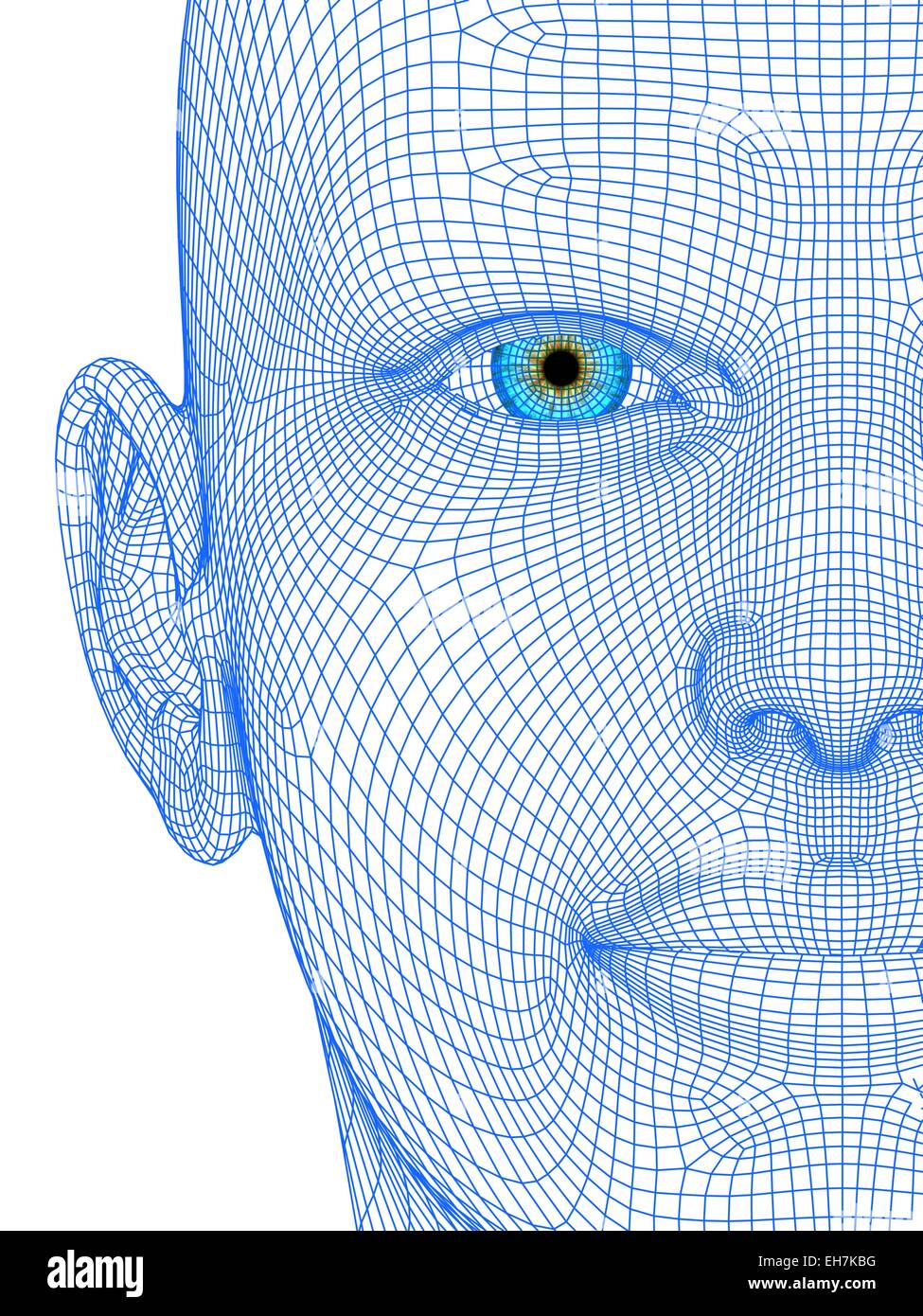 Retinal scan hi-res stock photography and images - Alamy