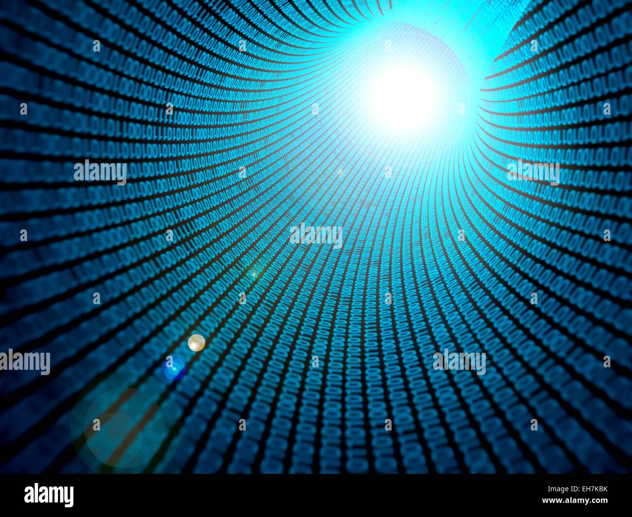 Binary code tunnel hi-res stock photography and images - Alamy