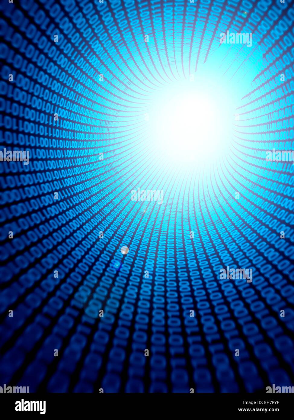 Binary code, illustration Stock Photo - Alamy