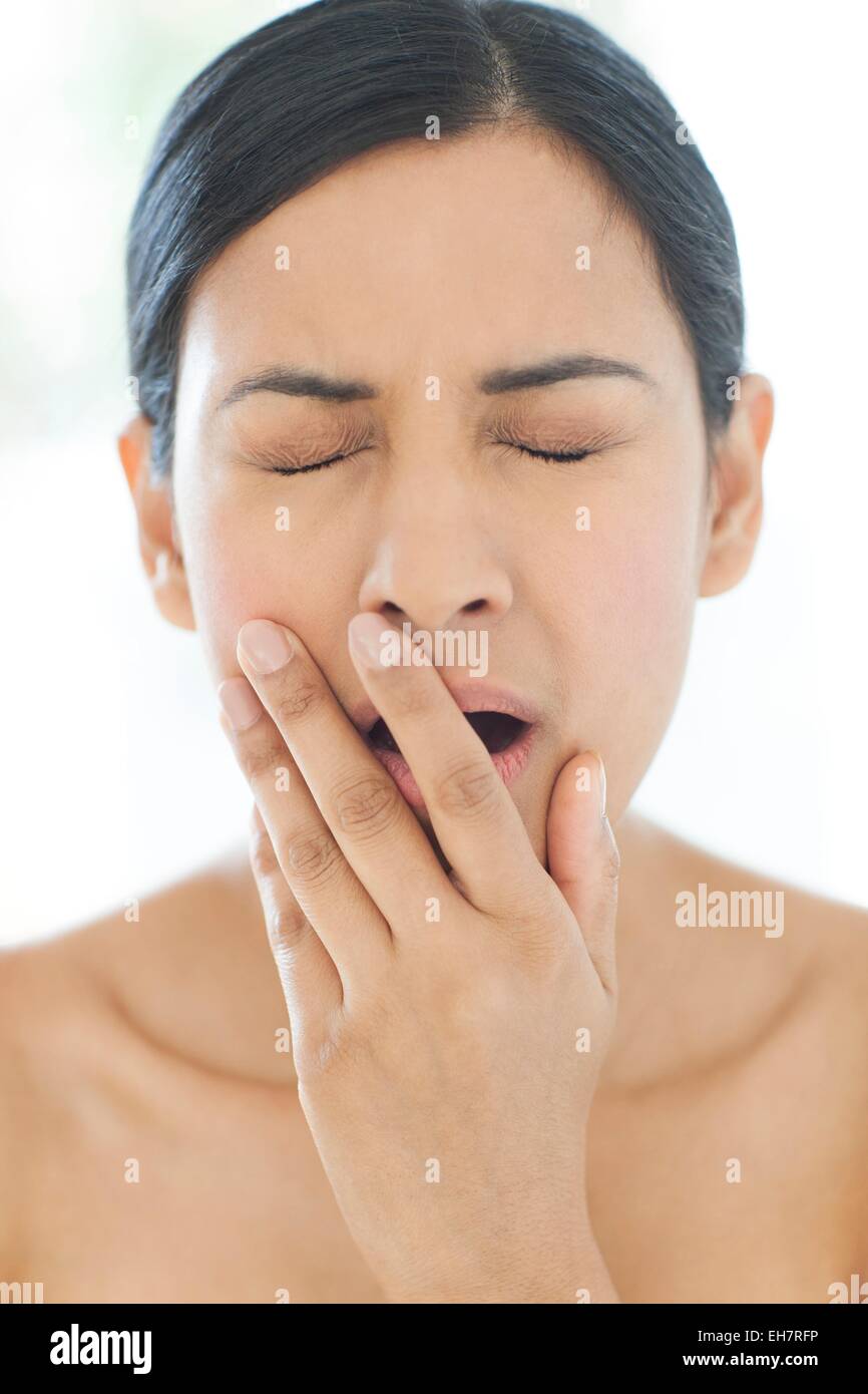 Nature person yawning hi-res stock photography and images - Alamy
