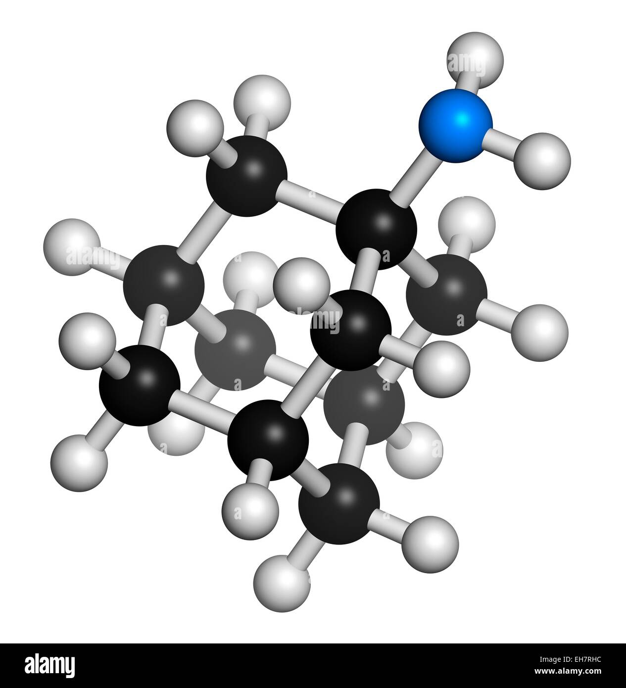 Amantadine drug molecule Stock Photo - Alamy