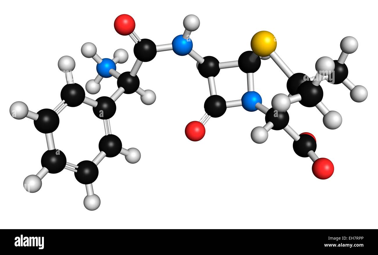 Ampicillin beta lactam antibiotic drug Cut Out Stock Images & Pictures ...