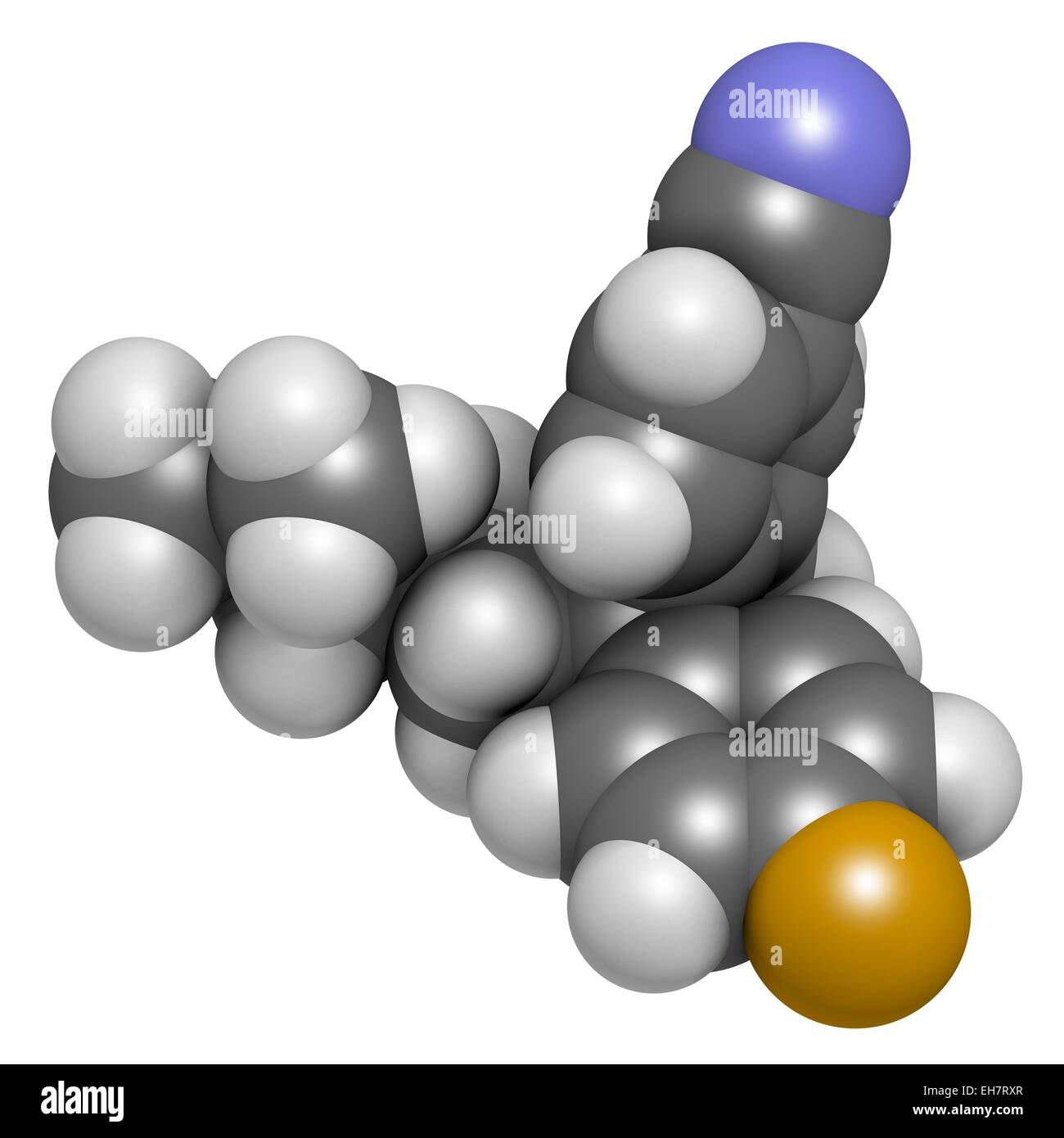 Citalopram anti-depressant drug molecule Stock Photo - Alamy