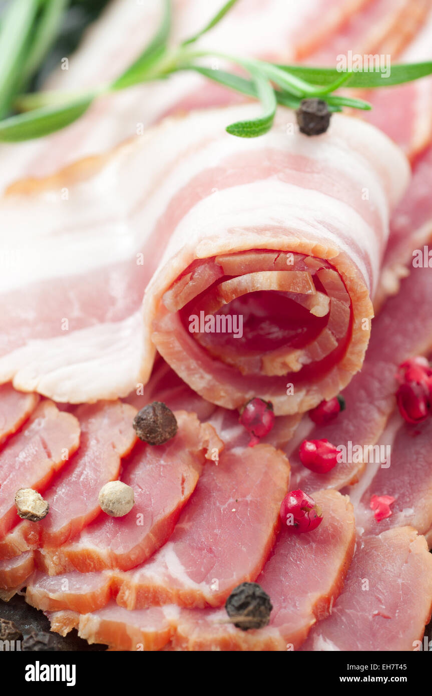 Rolled bacon hi-res stock photography and images - Alamy