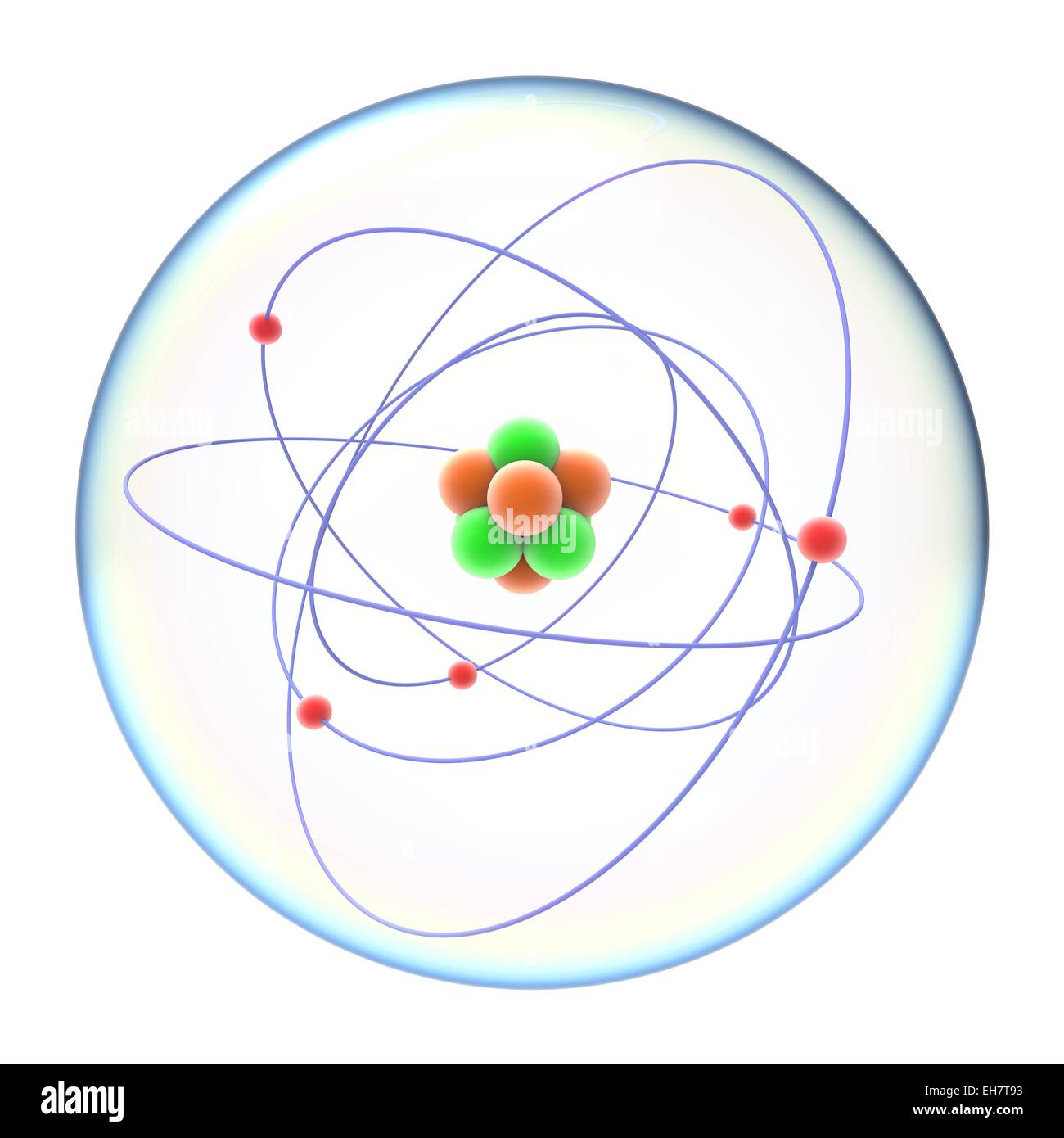 Atomic structure, artwork Stock Photo - Alamy