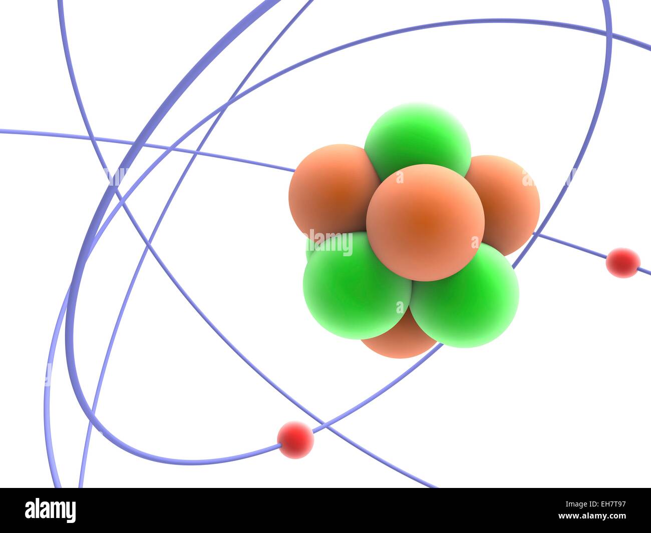 Atomic structure, artwork Stock Photo - Alamy