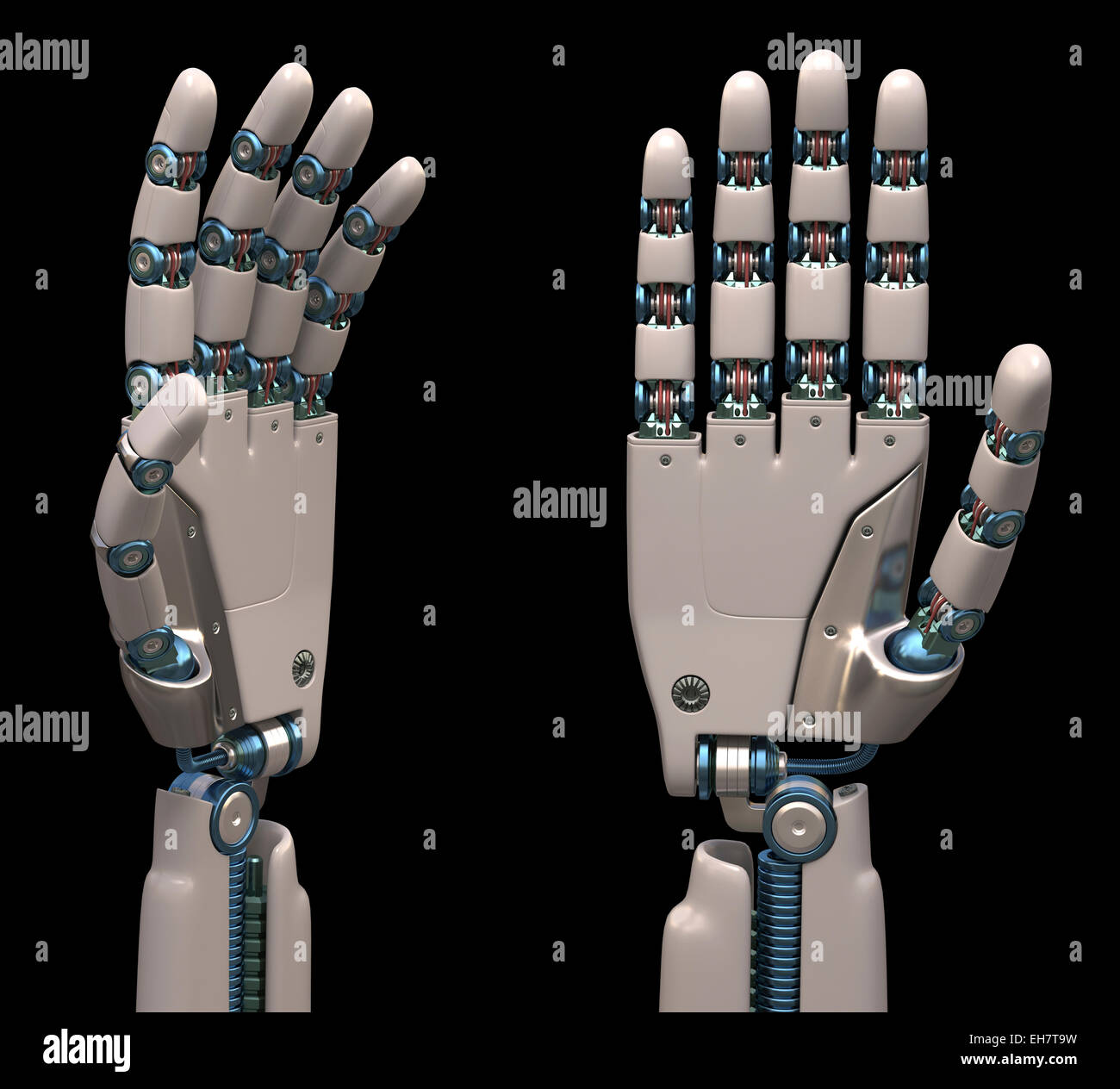 Robotic hand, illustration Stock Photo - Alamy