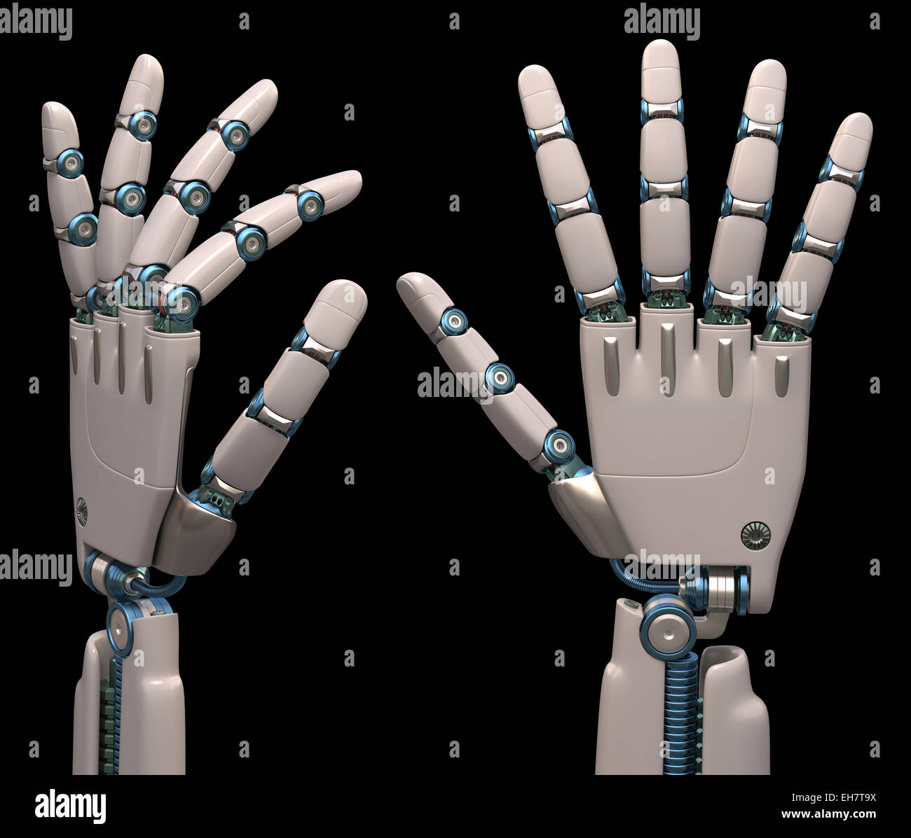 Robotic hand, illustration Stock Photo - Alamy