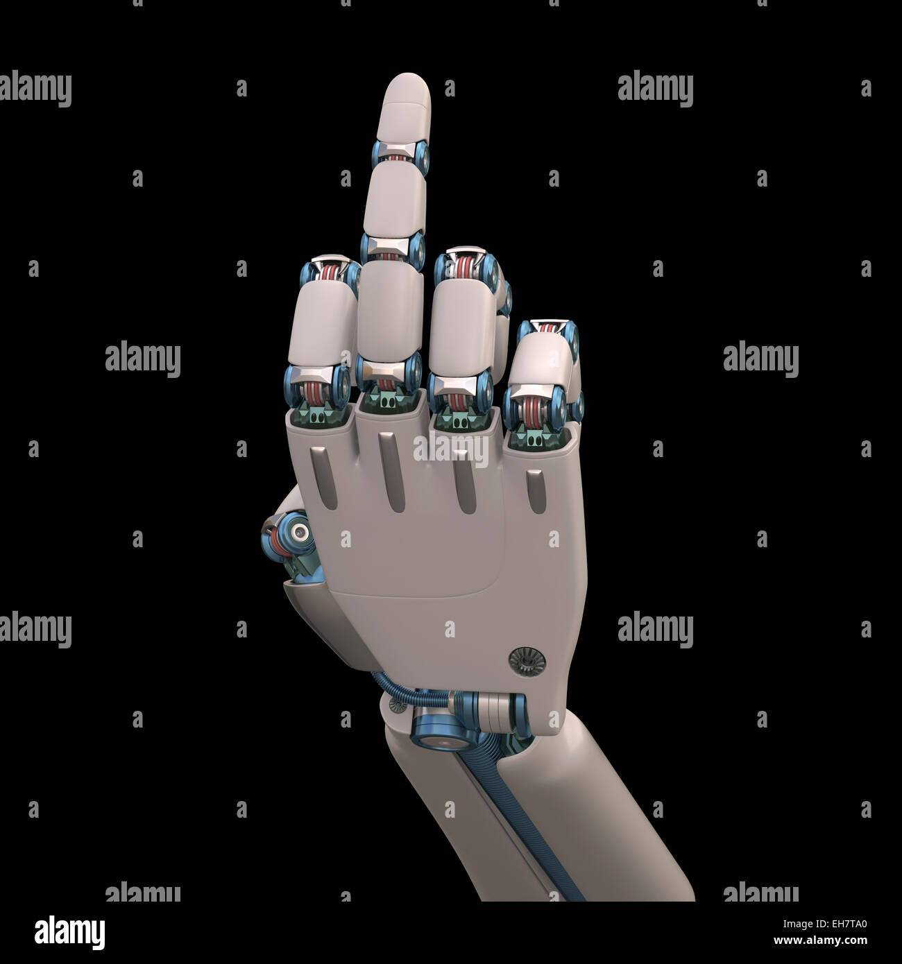 Robotic hand, illustration Stock Photo - Alamy
