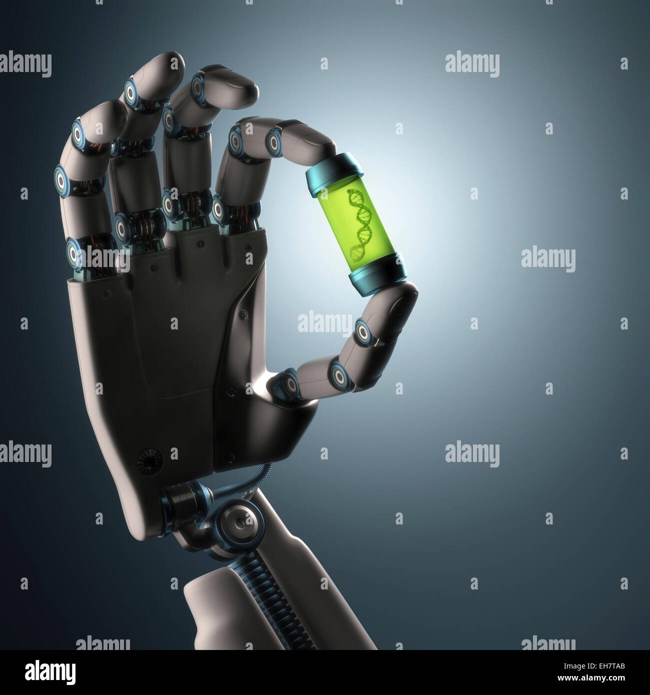 Robotic hand, illustration Stock Photo - Alamy