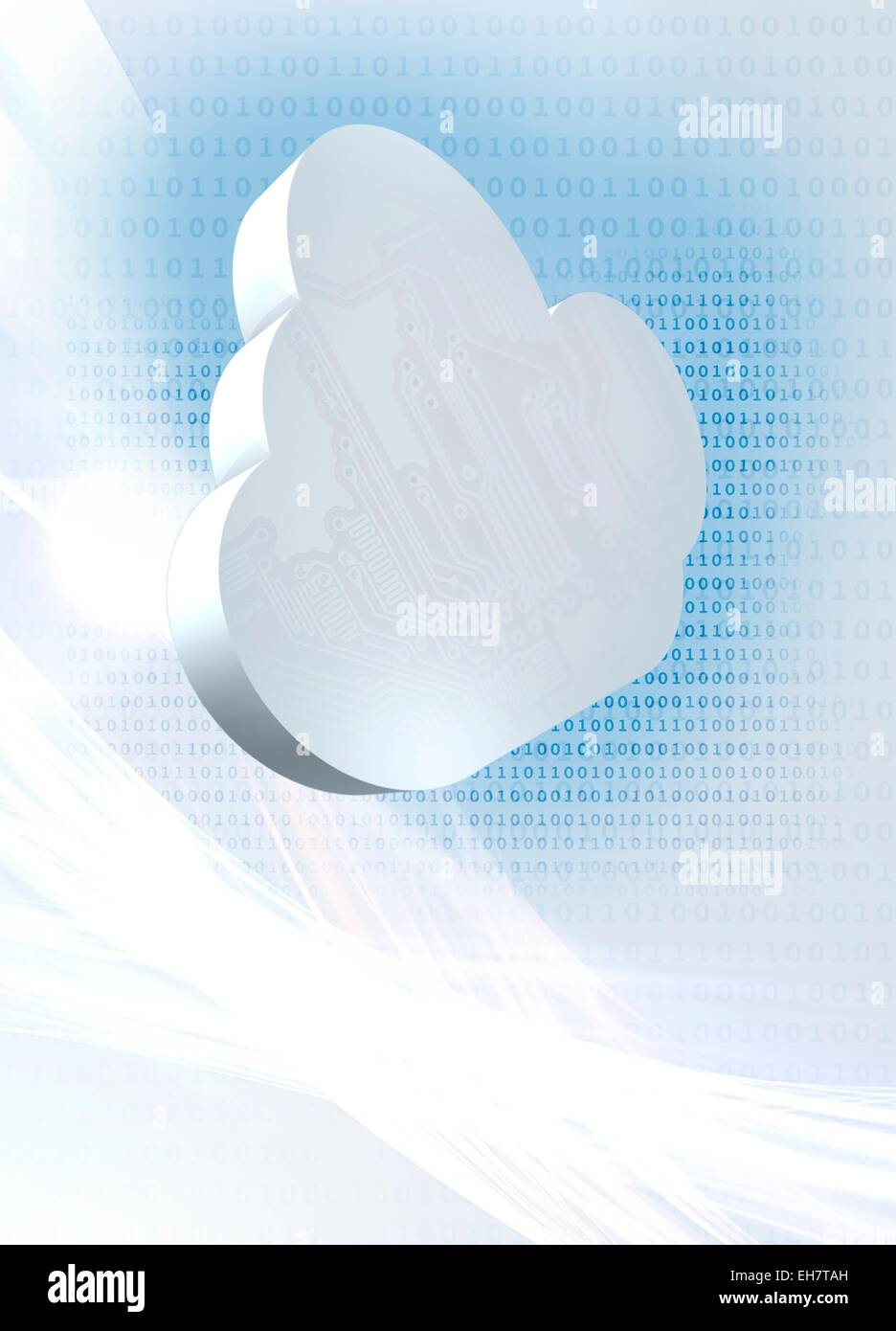 The cloud, illustration Stock Photo - Alamy