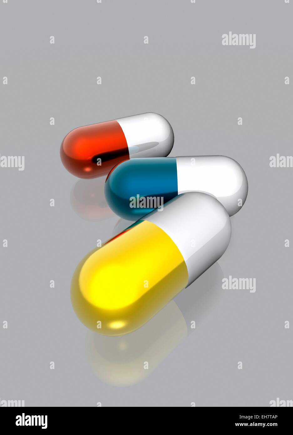 Drug capsules artwork hi-res stock photography and images - Alamy