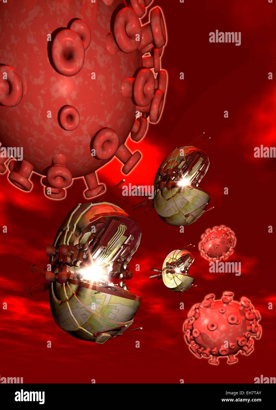 Nano technology, illustration Stock Photo - Alamy