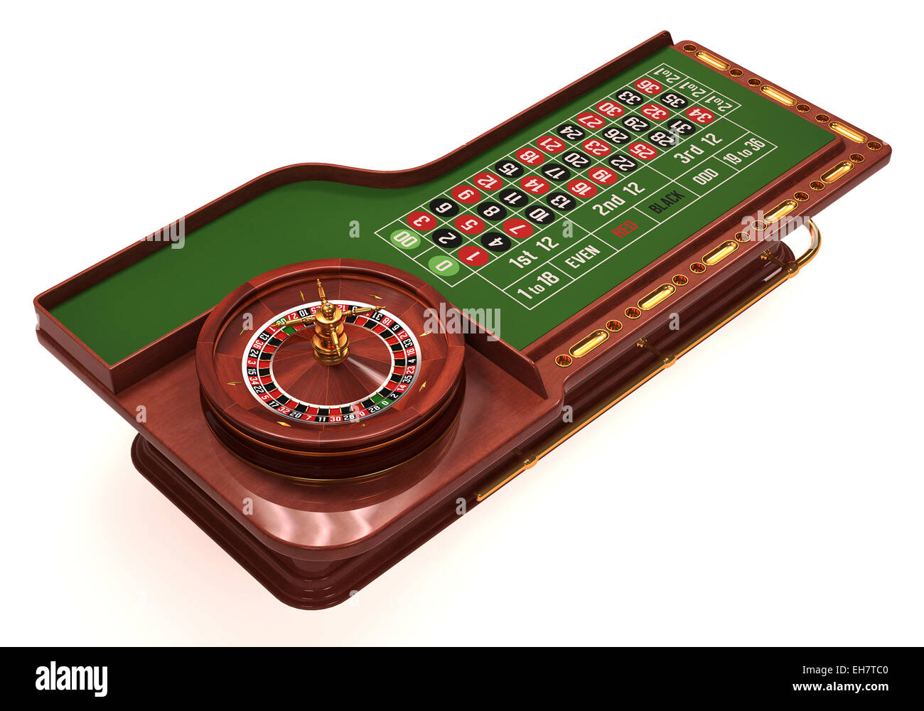 Roulette table, illustration Stock Photo - Alamy