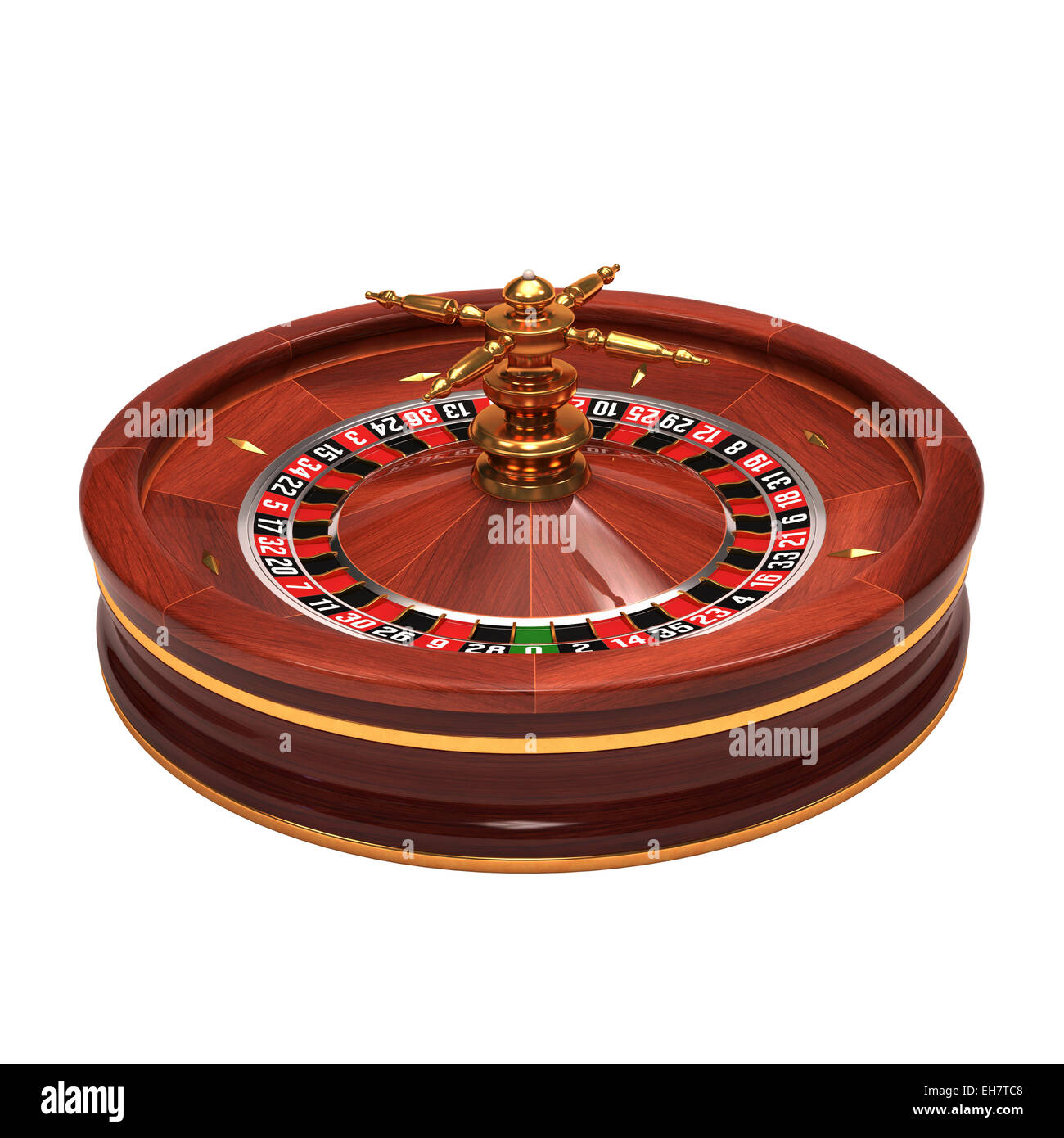Roulette wheel, illustration Stock Photo - Alamy